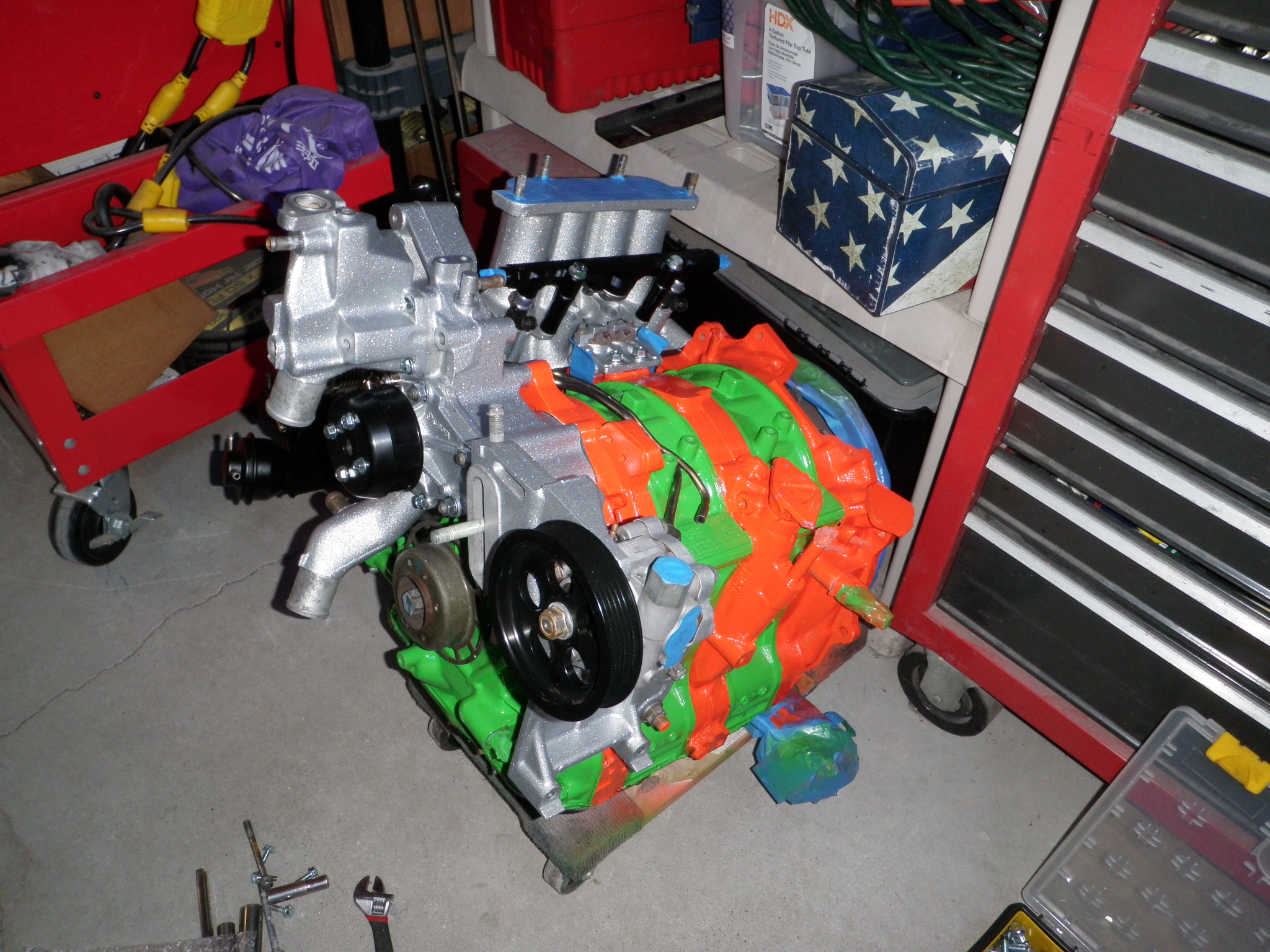 Rotary Extreme RX7 Build Day 25 Paint A Pulley - SpeedREVival